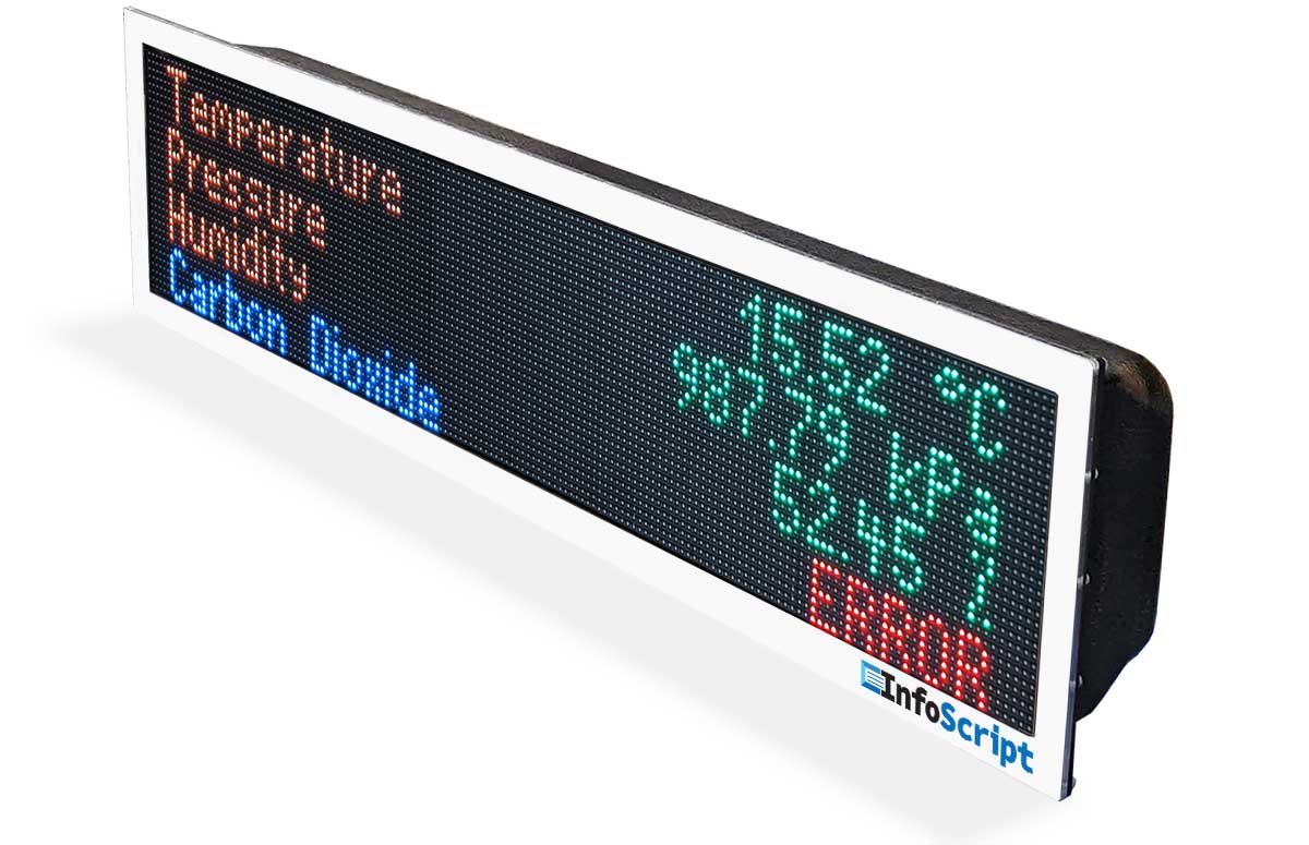 InfoScript | Industrial LED Display | Modbus Ready Marquee