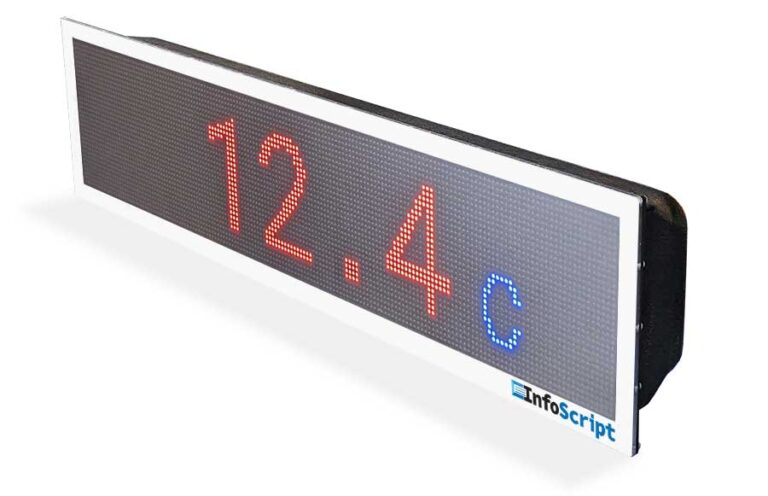 Industrial LED Analog Display | InfoScript Analog